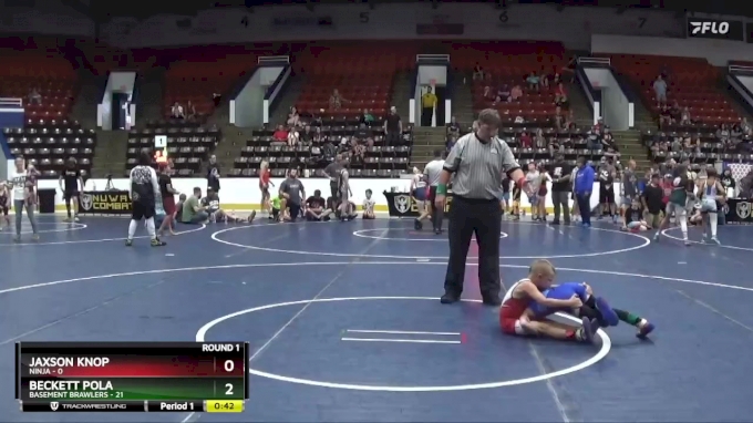 53 lbs Round 1 (6 Team) - Beckett Pola, Basement Brawlers vs Jaxson ...