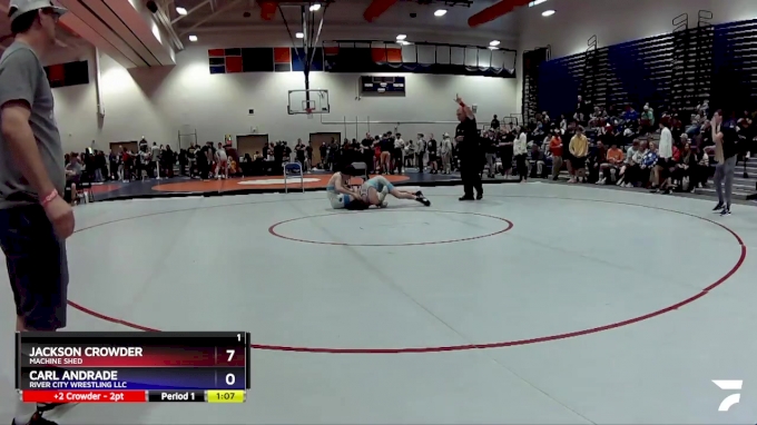 126 lbs Cons. Semi - Jackson Crowder, Machine Shed vs Carl Andrade ...