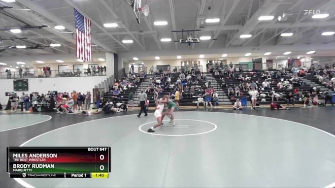 138 lbs Quarterfinal - Miles Anderson, The Best Wrestler vs Brody ...