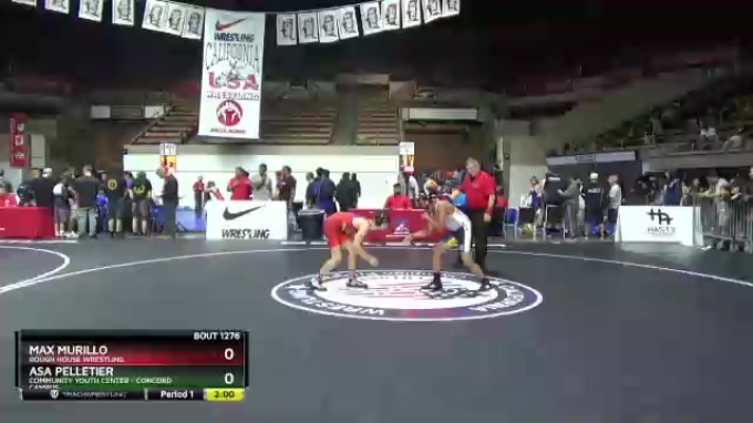 106 lbs Quarterfinal - Max Murillo, Rough House Wrestling vs Asa ...