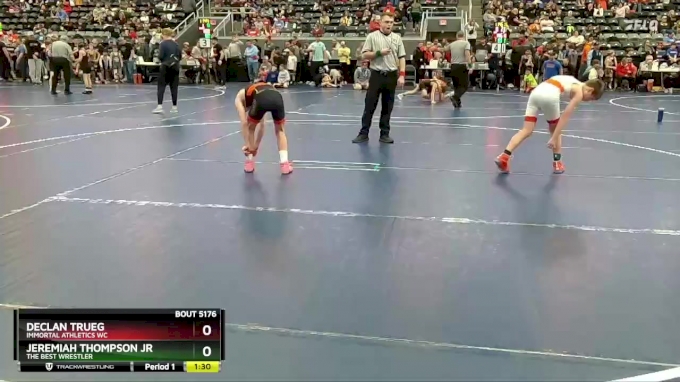 90 lbs Cons. Round 1 - Jeremiah Thompson Jr, The Best Wrestler vs ...