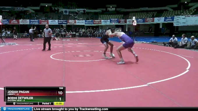 157 lbs Quarterfinals (16 Team) - Blake Thomas, Tallwood vs Ethan ...