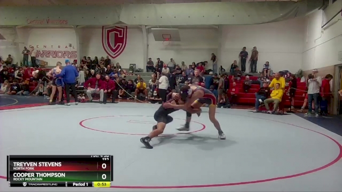 132 lbs Cons. Round 3 - Cooper Thompson, Rocky Mountain vs Treyven ...