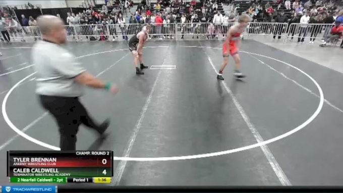 144 lbs Champ. Round 2 - Caleb Caldwell, Terminator Wrestling Academy ...