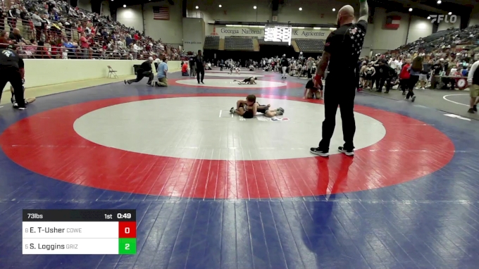 73 lbs Consi Of 4 - Eli Timbs-Usher, Coweta Cobras Wrestling Club vs ...