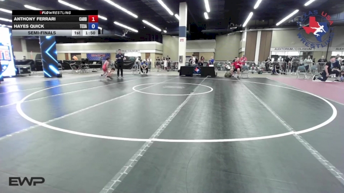 70 lbs Semifinal - Anthony Ferrari, Cardinal Wrestling Club vs Hayes ...