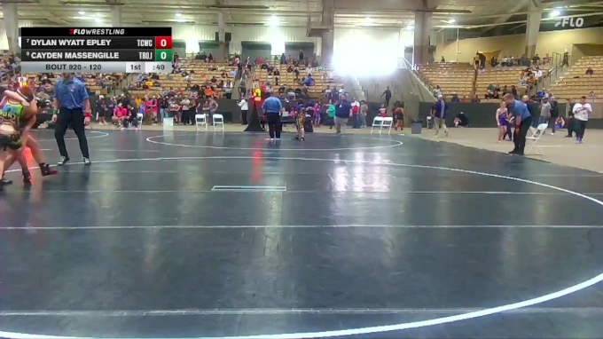 120 lbs Cons. Round 2 - Dylan Wyatt Epley, Warefare Wrestling vs Cayden ...