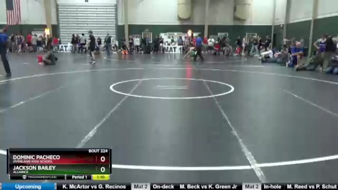 108 lbs Champ. Round 2 - Jackson Bailey, Alliance vs Dominic Pacheco ...