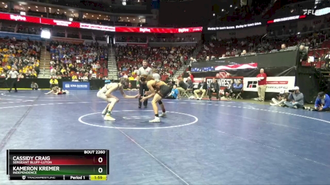 2A-132 lbs Cons. Round 2 - Kameron Kremer, Independence vs Cassidy ...