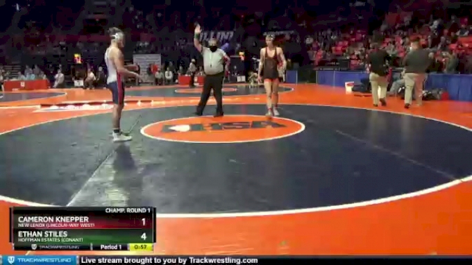 3 lbs Champ. Round 1 - Ethan Stiles, Hoffman Estates (Conant) vs ...