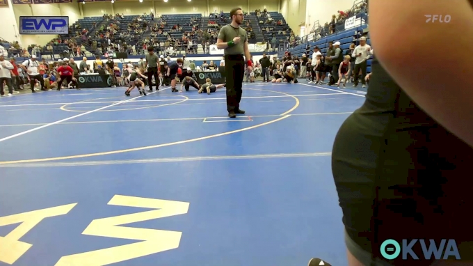 61 lbs Consi Of 8 #2 - Kyler Clement, Madill Takedown vs Tim Burke ...