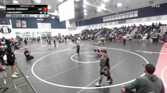88-92 lbs Quarterfinal - Liam Murphy, Reign WC vs Dmitrii Chernikov, Savage House Wrestling Club