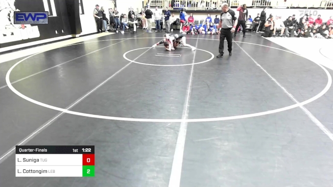 110 lbs Quarterfinal - Lydia Suniga, Tulsa Union Girls vs Lillian ...