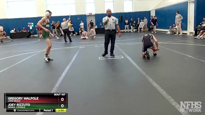 120 lbs Champ. Round 1 - Gregory Walpole, Long Beach vs Joey Rizzuto ...
