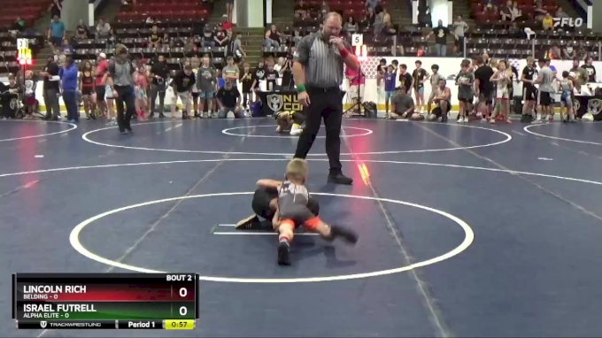 41 lbs Round 1 (6 Team) - Lincoln Rich, Belding vs Israel Futrell ...