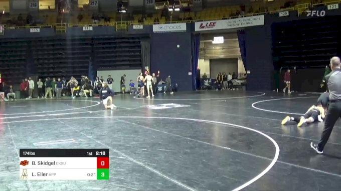 174 lbs Round Of 32 - Blake Skidgel, Oklahoma State vs Logan Eller ...