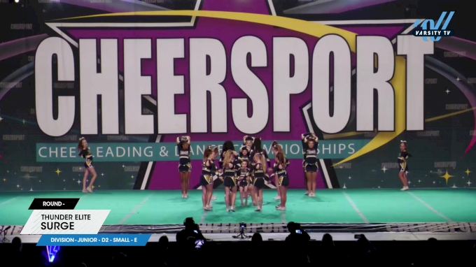 Thunder Elite - Surge [2024 L2 Junior - D2 - Small - E] 2024 CHEERSPORT ...