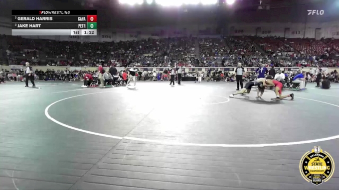 B4A-138 lbs Semifinal - Jake Hart, Perkins-Tryon vs Gerald Harris ...