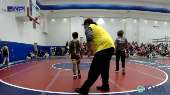 120 lbs Consi Of 4 - Yayo Varela, Chickasha Youth Wrestling vs Chebon ...