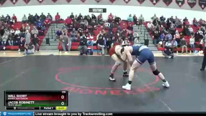 175 lbs Cons. Round 3 - Will Short, Bishop Watterson vs Jacob Robinett ...
