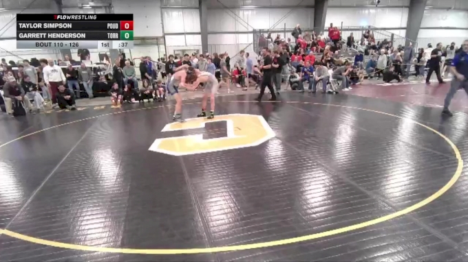 126 lbs Cons. Round 1 - Taylor Simpson, Poudre vs Garrett Henderson ...