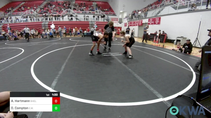 100 lbs Rr Rnd 1 - Andrew Hartmann, Shelton Wrestling Academy vs ...