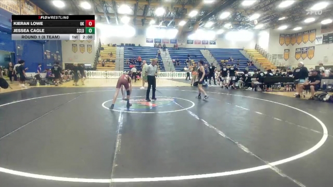 106 lbs Round 1 (8 Team) - Kieran Lowe, OutKast WC vs Jessea Cagle ...