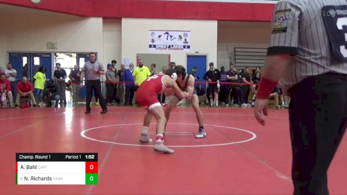 145 lbs Champ. Round 1 - Nolan Richards, Harrison (West Lafayette) vs ...