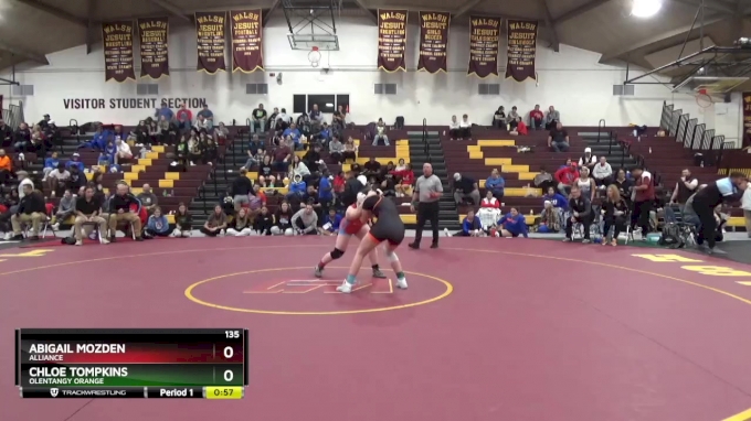 135 lbs Cons. Semi - Abigail Mozden, Alliance vs Chloe Tompkins ...