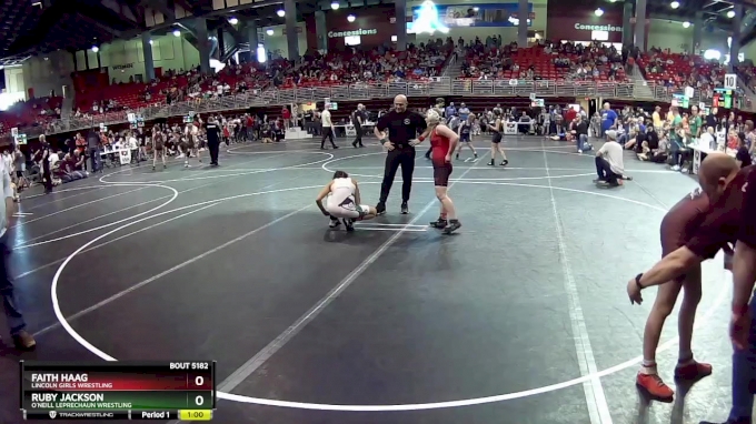 107 lbs Cons. Round 3 - Ruby Jackson, O`Neill Leprechaun Wrestling vs ...