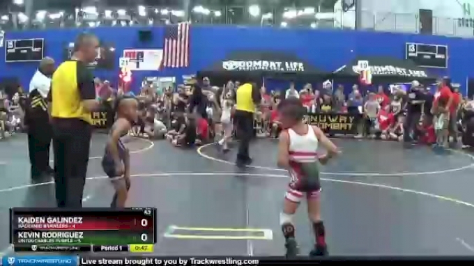 52 lbs Semis & 1st Wrestleback (8 Team) - Kevin Rodriguez, Untouchables ...