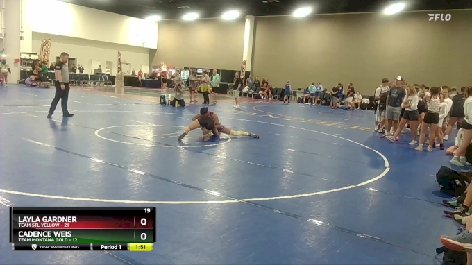 130 lbs Placement (16 Team) - Cadence Weis, Team Montana Gold vs Layla ...