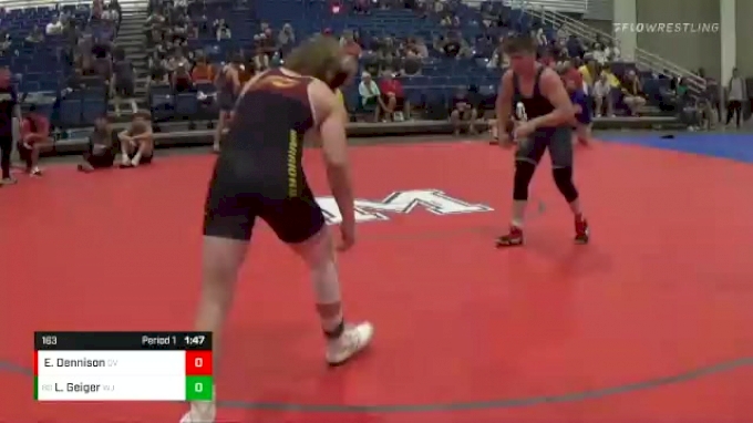 163 lbs Cons. Round 1 - Louis Geiger, Walsh Jesuit vs Eli Dennison ...