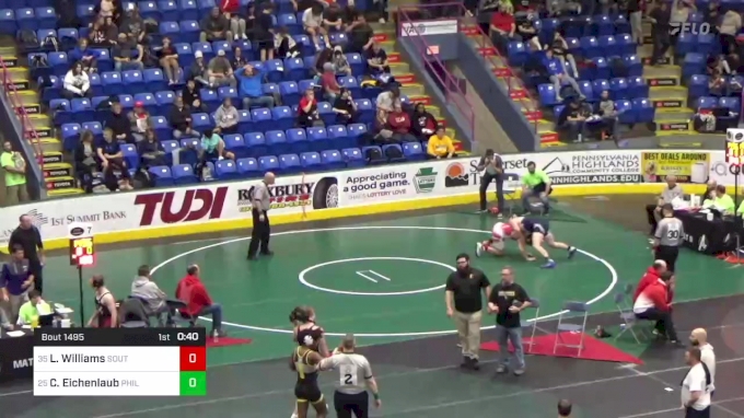 192 lbs Consi Of 16 #2 - Lucian Williams, South Side vs Connor ...