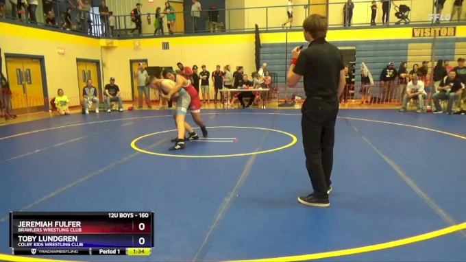 160 lbs Round 3 - Jeremiah Fulfer, Brawlers Wrestling Club vs Toby ...