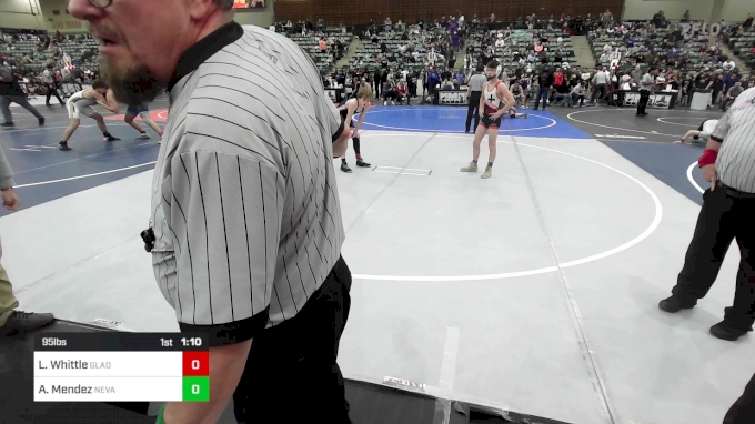 95 lbs Quarterfinal - Logun Whittle, Gladiator Wrestling vs Archie ...