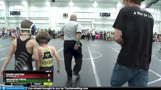 48 lbs Round 3 (8 Team) - Gavin Saxton, 84 Athletes vs Brandon Prive ...