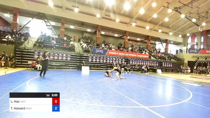 123 lbs Consi Of 16 #2 - Larissa Kaz, Hastings (Neb.) vs Trinity Howard ...