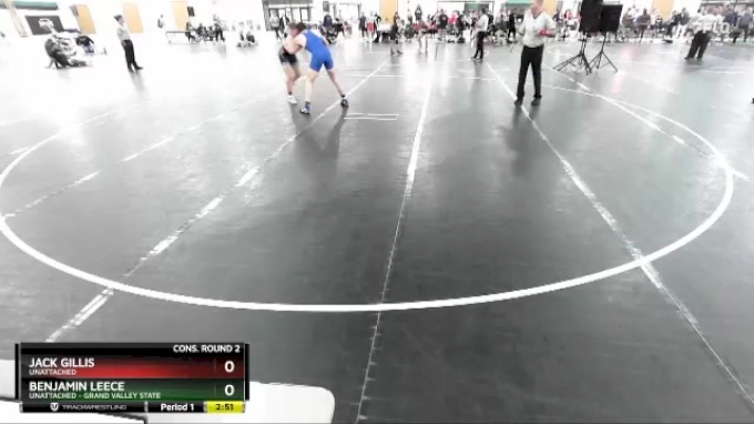 184 lbs Cons. Round 2 - Jack Gillis, Unattached vs Benjamin Leece ...