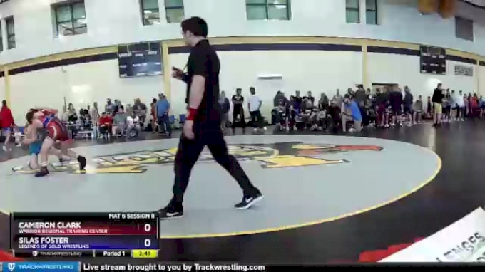 145 lbs Cons. Semi - Cameron Clark, Warrior Regional Training Center vs ...