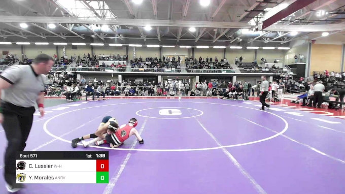 106 lbs 3rd Place - Charlie Lussier, Whitman-Hanson vs Yandel Morales ...