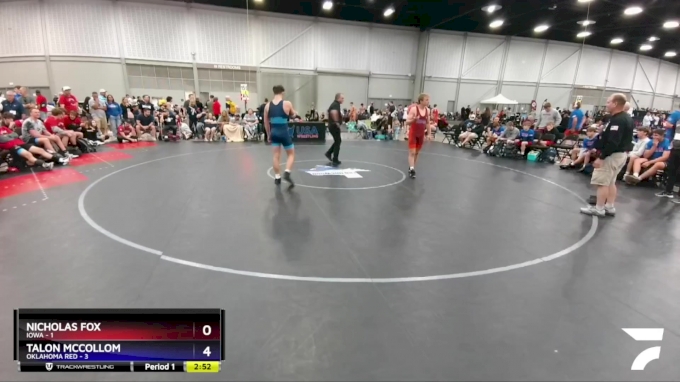 170 lbs Placement Matches (8 Team) - Nicholas Fox, Iowa vs Talon ...