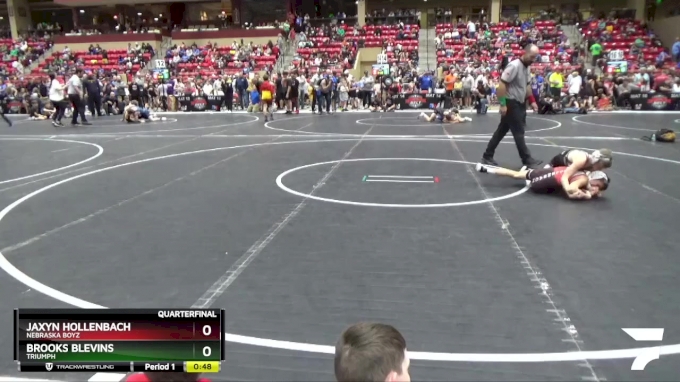 73 lbs Quarterfinal - Brooks Blevins, Triumph vs Jaxyn Hollenbach ...