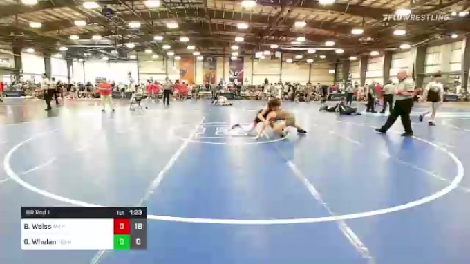 126 lbs Rr Rnd 1 - Brock Weiss, 4M Power vs Geoffrey Whelan, Team ...