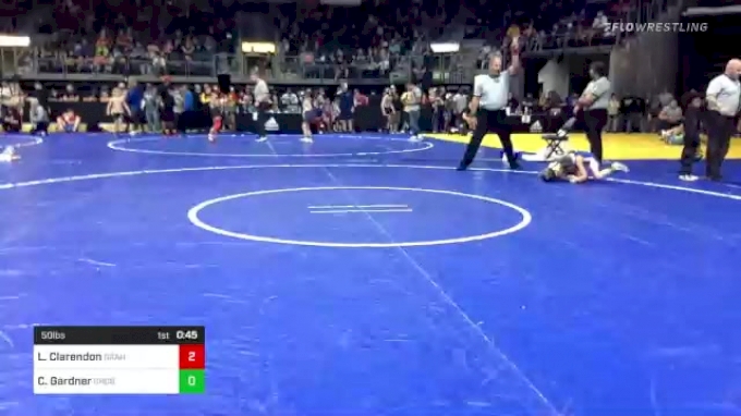 50 lbs Consi Of 8 #2 - Logan Clarendon, Grandview vs Chase Gardner ...