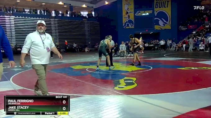 175 lbs Champ. Round 1 - Paul Ferrigno, Delbarton vs Jake Stacey, Green ...