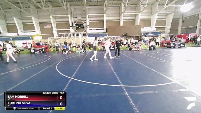 157 lbs Cons. Round 3 - Sam Morrill, UT vs Fortino Silva, MT