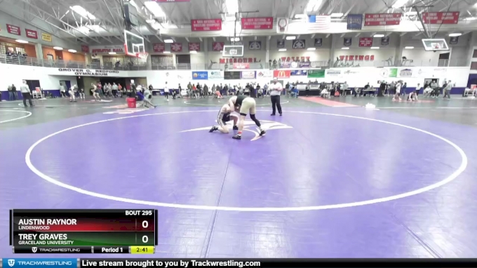 184 lbs Cons. Round 4 - Austin Raynor, Lindenwood vs Trey Graves ...
