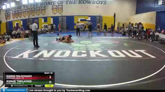 145 lbs Round 7 (8 Team) - Gianni Maldonado, Southside Mafia vs Ronnie ...