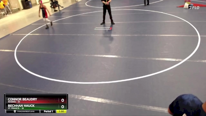 115 lbs Quarterfinals (8 Team) - Connor Beaudry, Rogers vs Bechhan ...